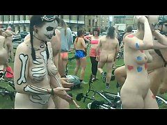 The Brighton Naked Bike Ride Part Warning Contains Full Frontal Nudity Xxx Videos