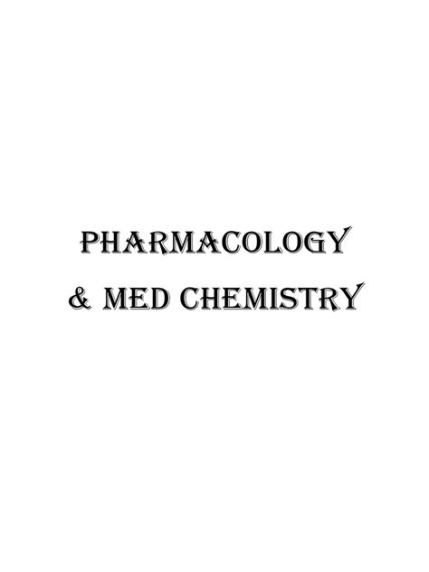 Short Notes For Gpat Pdf Ligand Biochemistry Receptor Antagonist