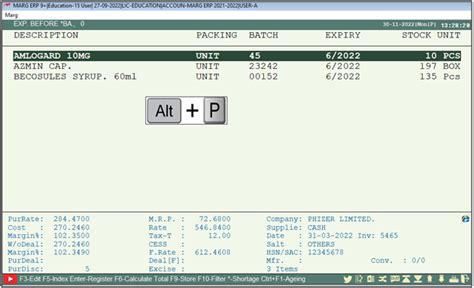 How To View Tax Wise Near Expiry Stock Report In Marg Software