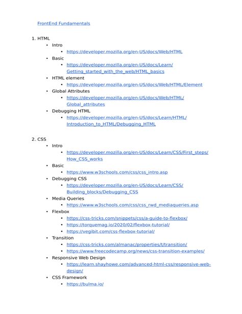 Frontend Fundamentals