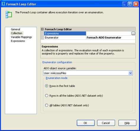 Dynamically Build Connection Objects For Ms Access Databases In Ssis
