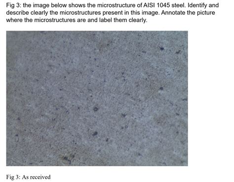 Fig 3 The Image Below Shows The Microstructure Of