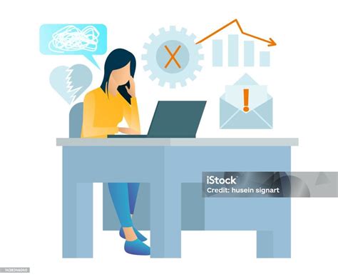 실패한 비즈니스 성장을 보는 슬픈 여자의 그림 랜딩 페이지 전단지 인포그래픽 및 기타 그래픽 관련 자산벡터에 적합 개념에 대한