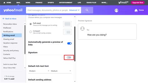 How To Create A Professional Signature In Yahoo Mail