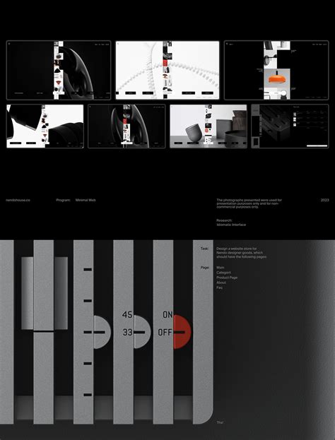 Design Concept Minimal Web Behance