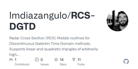 Github Lmdiazangulorcs Dgtd Radar Cross Section Rcs Matlab Routines For Discontinuous