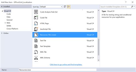 Localization In UWP Pivot Grid Control Syncfusion