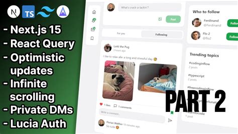 build a full stack social media app with next js 15 part 2 2 youtube