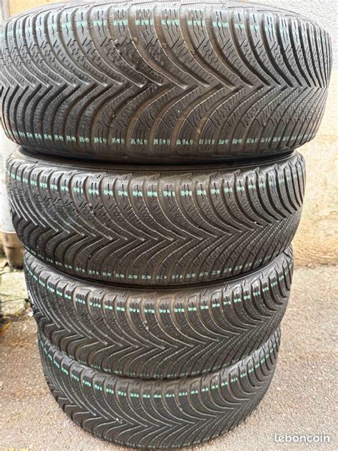 4 Pneus Hiver Michelin Alpin 6 195 65 R15 Proche Du Neuf ️ Équipement
