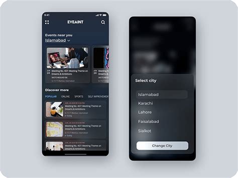 UX UI Experiments Behance