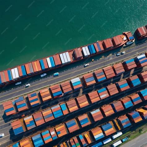 Cargo Container Ship Cargo Vessel Ship Carrying Container And Running
