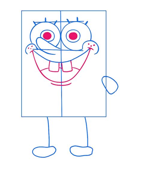 Как научиться рисовать спанч боба