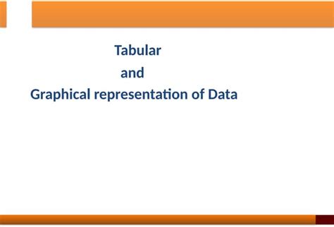 Presentation Of Statistical Data Pptx