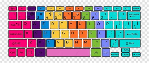 Vector Illustration Of A Graphicuse Computer Keyboard Button Layout With Letter Template Vector
