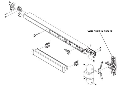 Von Duprin 9947 Template
