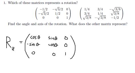 Rotation Matrix About Z Axis