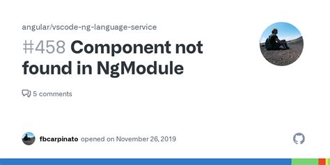 Component Not Found In NgModule Issue Angular Vscode Ng Language Service GitHub