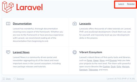 Laravel 備忘録 Laravel Sail作成したプロジェクトにlaravel Breezeで認証系入れるとこまで きりんブログ