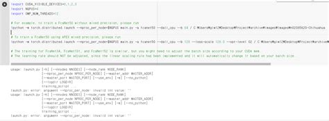 Launchpy Error Argument Nprocpernode Invalid Int Value