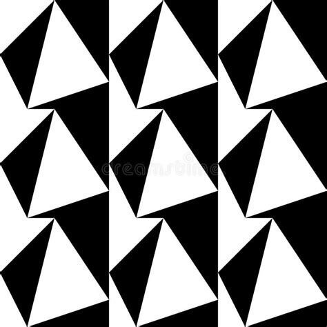 Seamless Triangle Pattern Stock Vector Illustration Of Retro 89062665