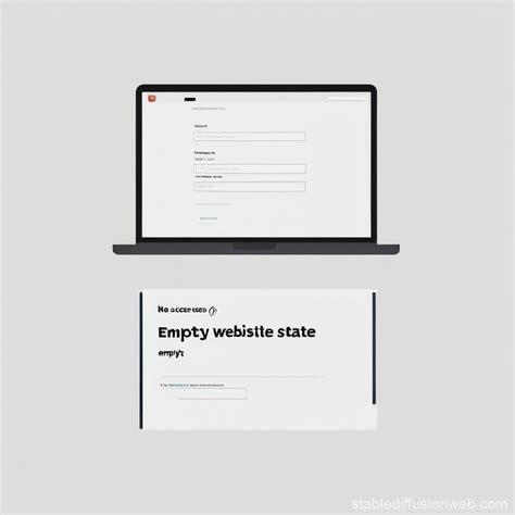 Website Empty State Illustration Stable Diffusion Online