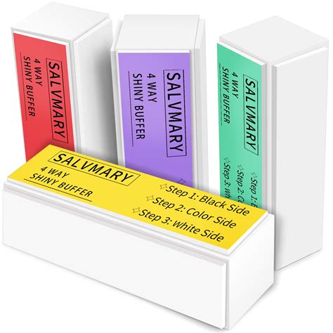 Nail Shine Buffer Block Kit All In One 4 Way Shiny Buffer Nail Shiner Polisher