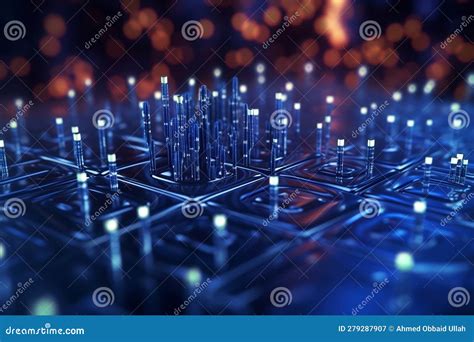 Introduction To Digital Neural Networks In Big Data Concept Generative Ai Stock Illustration