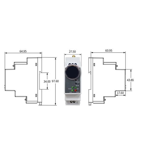 레일 장착형 산업용 장치 서버 직렬 포트 Rs485 Wifi 또는 Rj45 이더넷 컨버터 서버 지원 Modbus 빌딩