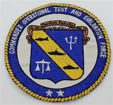Usn Commander Operational Test And Evaluation Force Patch Ebay