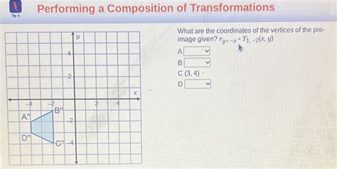 solved 1 performing a composition of transformations try it what are