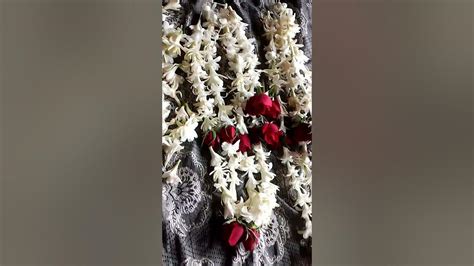 গোলাপ ও রজনীগন্ধা ফুলের মালা। বিয়ের মালা Love জুয়েলরানা Flowers গদখালী Youtube