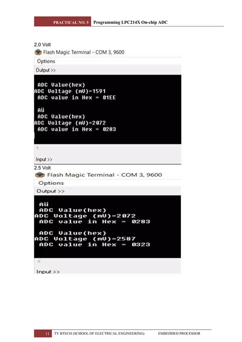 Analog To Digital Conversion ADC Programming In LPC PDF Computer Peripherals Computing
