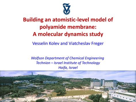 Pdf Building An Atomistic Level Model Of Polyamide Membrane A