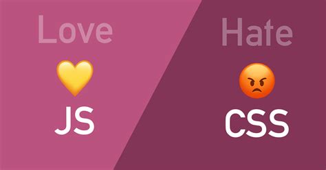 Love JavaScript But Hate CSS