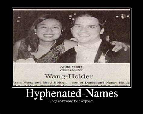 Hyphenated Names Picture Ebaums World