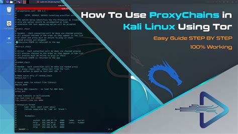How To Use Proxychains In Kali Linux Using Tor Easy Guide Youtube