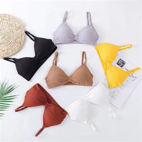 Wpf Fashion Women Sexy 807 Bikini Style Ribbon Push Up Bralette