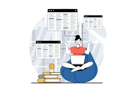 Software Development Planning Abstract Concept Vector Image