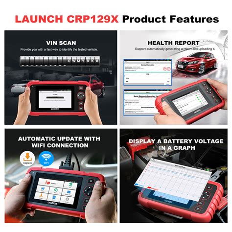 launch x431 crp129x obd2 car scanner automotive diagnostic tool auto