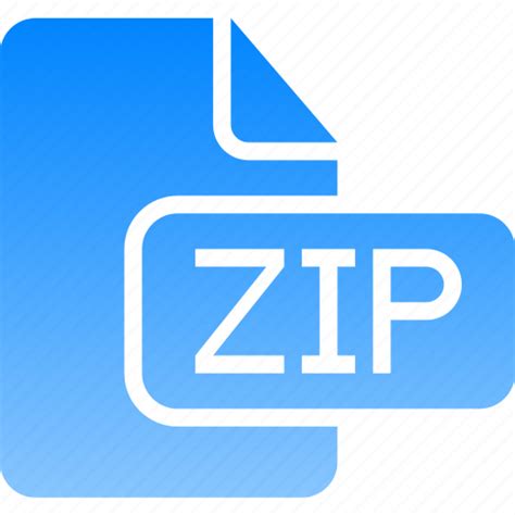 Document File Zip Data Storage Folder Format Icon Download On