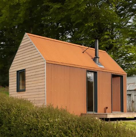 Corten Steel Corrugated Roof Sheet Metal Cladding Wall Material For Cabin Corten Steel