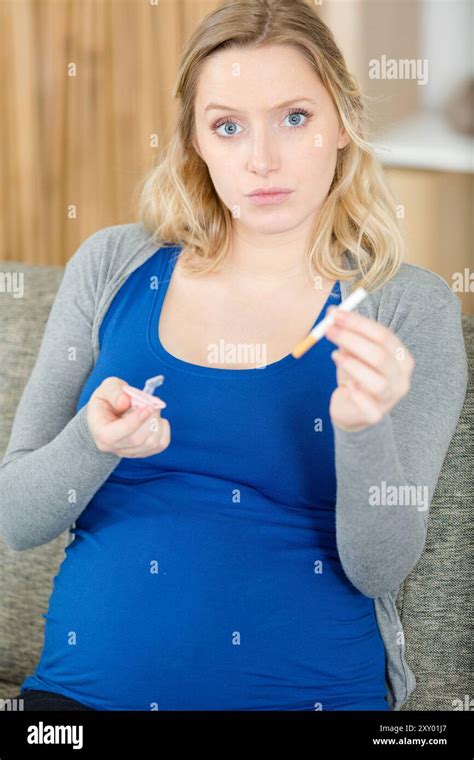 Smoking Is Prohibited During Pregnancy Stock Photo Alamy