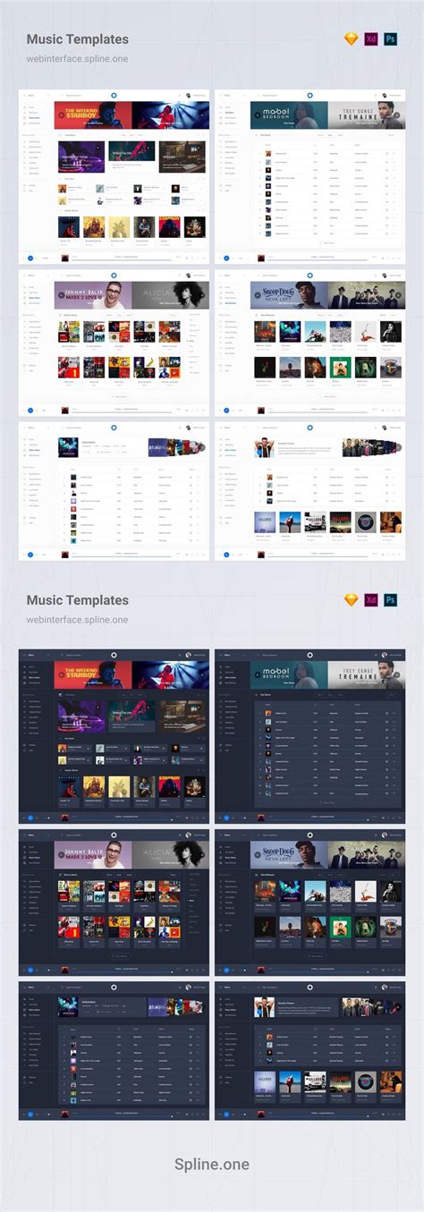 web interface 2 sketch xd psd web interface ui design patterns