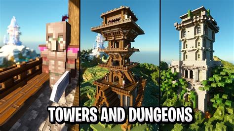 Towers and Dungeons Addon (1.21) – MCPE/Bedrock Mod - YouTube