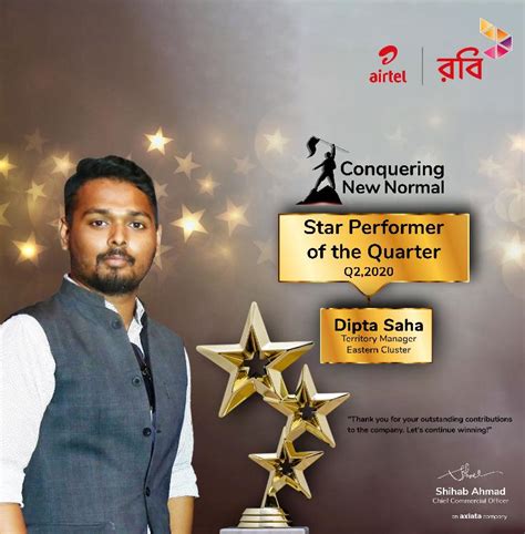 Dipta Saha On Linkedin Recognitions Robi Axiata Motivation