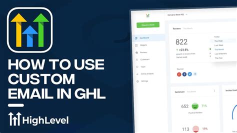 How To Use Custom Email In Go High Level Tutorial Youtube
