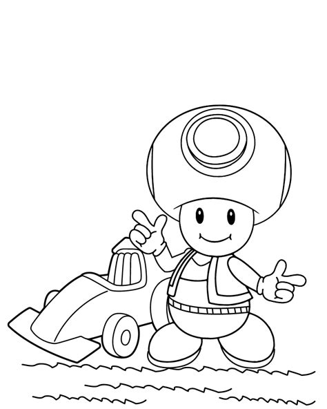 Captain Toad Coloring Page