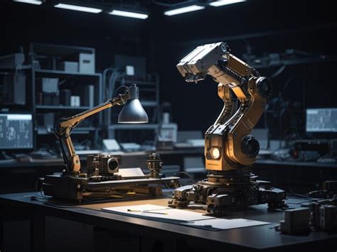 Premium Photo Revolutionizing Industrial Robotics Inside Design Research Laboratory 3