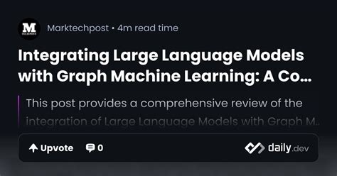 integrating large language models with graph machine learning a