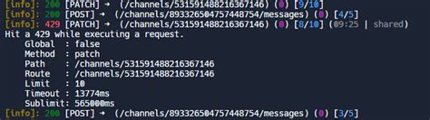 Request Handler Doesn T Fire The Ratelimit Event On Sublimits Issue Discordjs Discord